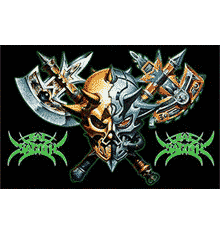 Bal Sagoth Merchandise, Short Sleeve T-Shirt, Standard Woven Patch ...